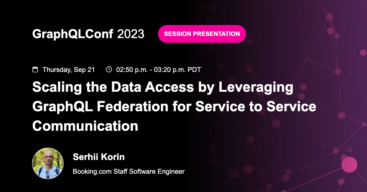 Scaling the Data Access by Leveraging GraphQL Federation for Service to ...
