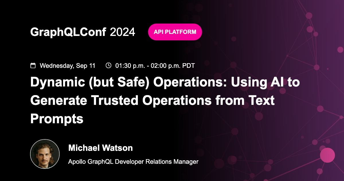 Dynamic (but Safe) Operations: Using AI to Generate Trusted Operations from Text Prompts ...